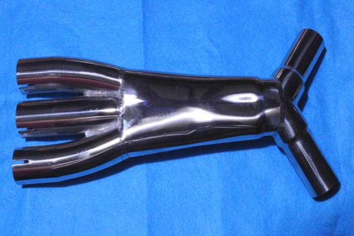 Laverda Exhaust Collector Box 180 (Special) Stainless 63513079-s ...