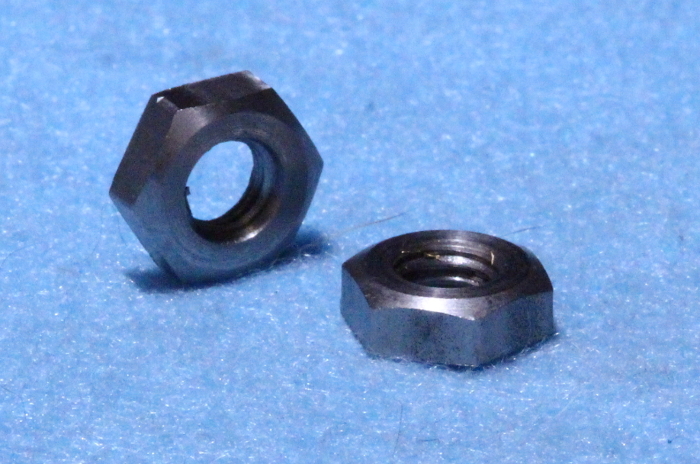 02) 1/4" Cycle Lock Nut Single Chamfer 26tpi Stainless NCL14026 ...